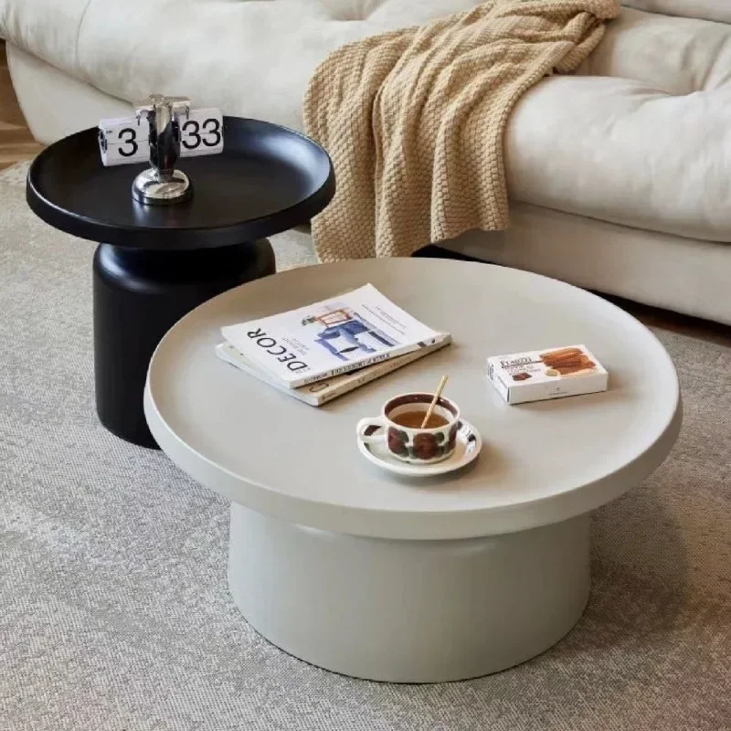 Circular Coffee Tables Nordic Living Room Center Table Modern Side Tea ...