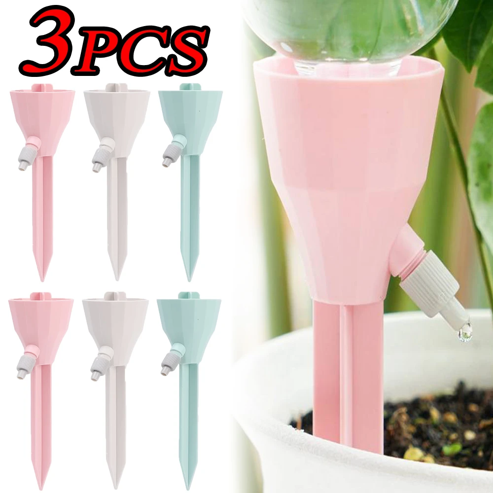 1/3PCS Creative Self Watering Drip Irrigation Device Adjustable ...