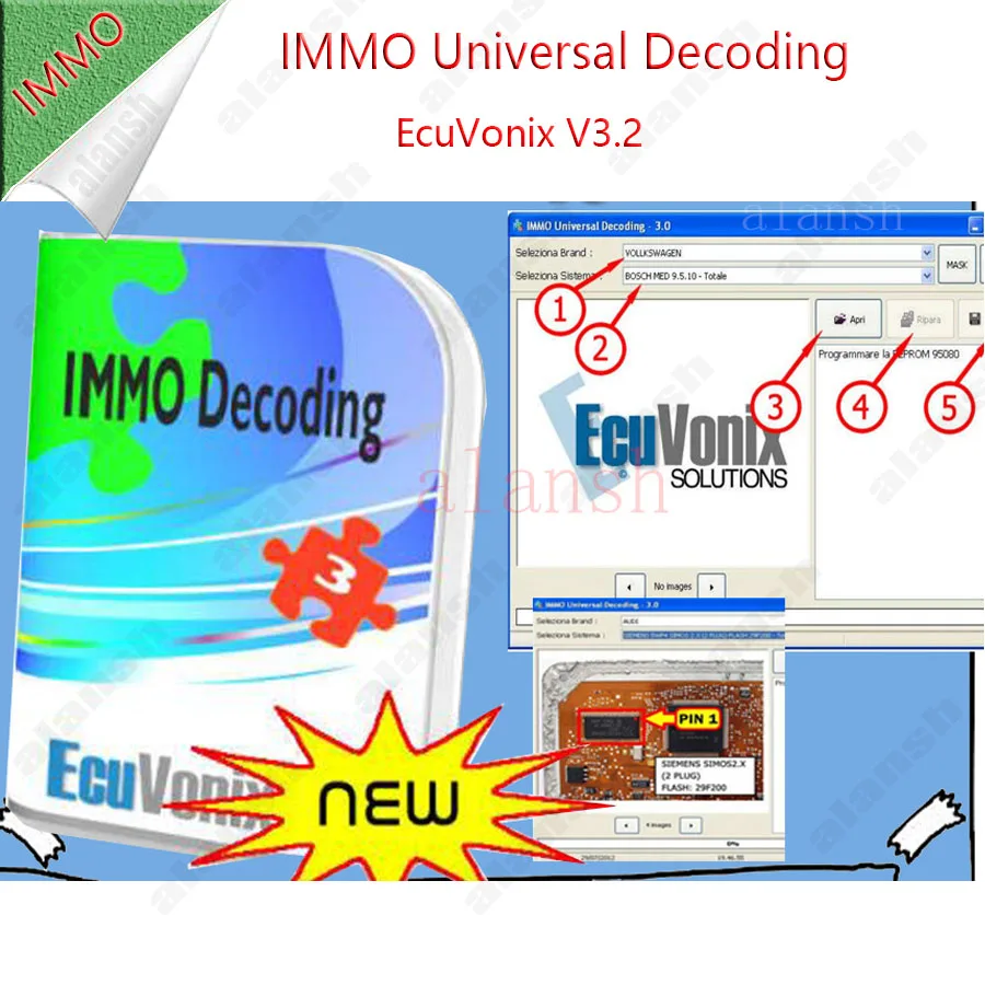2024-Hot-EcuVonix-3-2-Ecu-Vonix-IMMO-Universal-Decoding-V3-2-Nitroobd2 ...