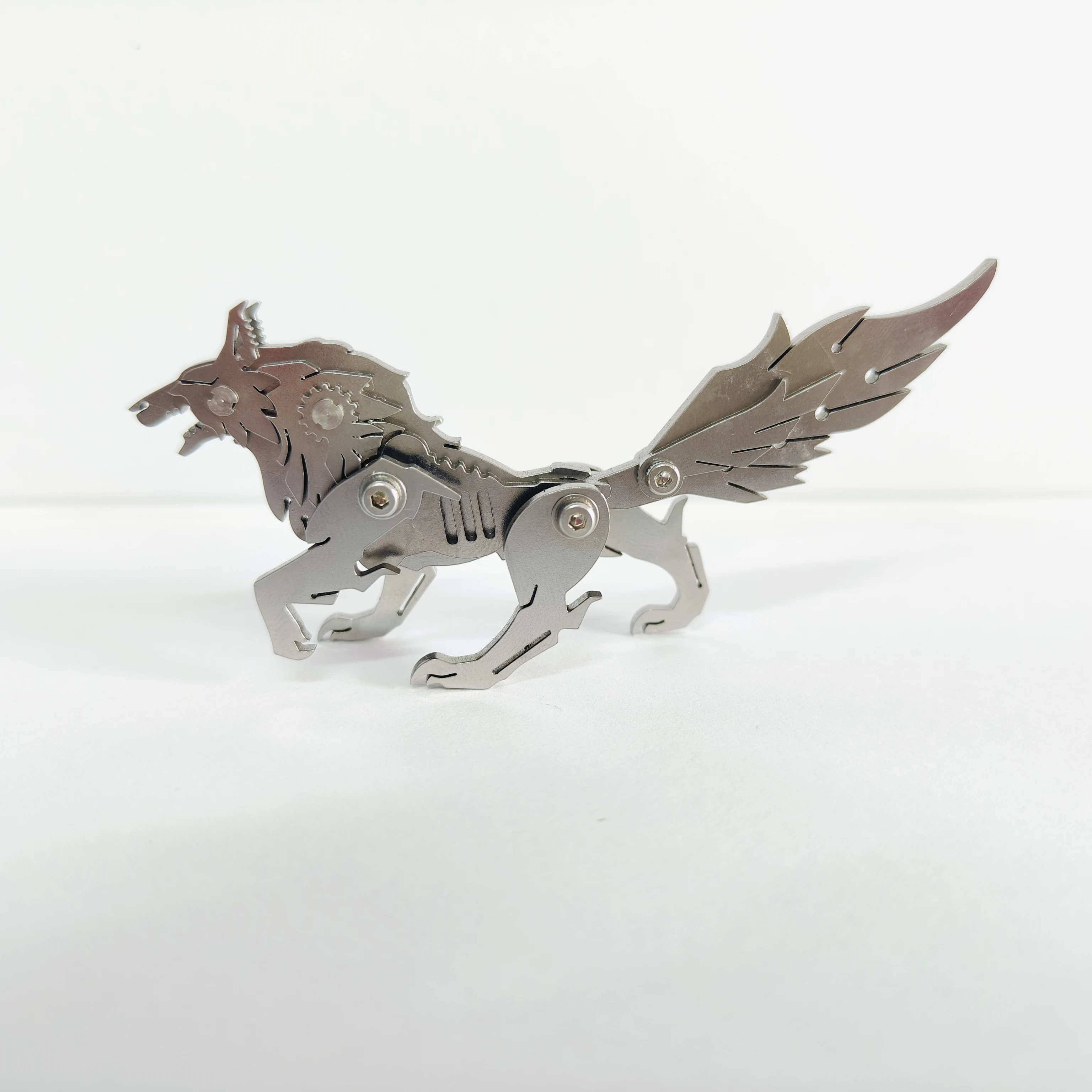 MOKR pequeño lobo rompecabezas de Metal 3D juguete para niños ...