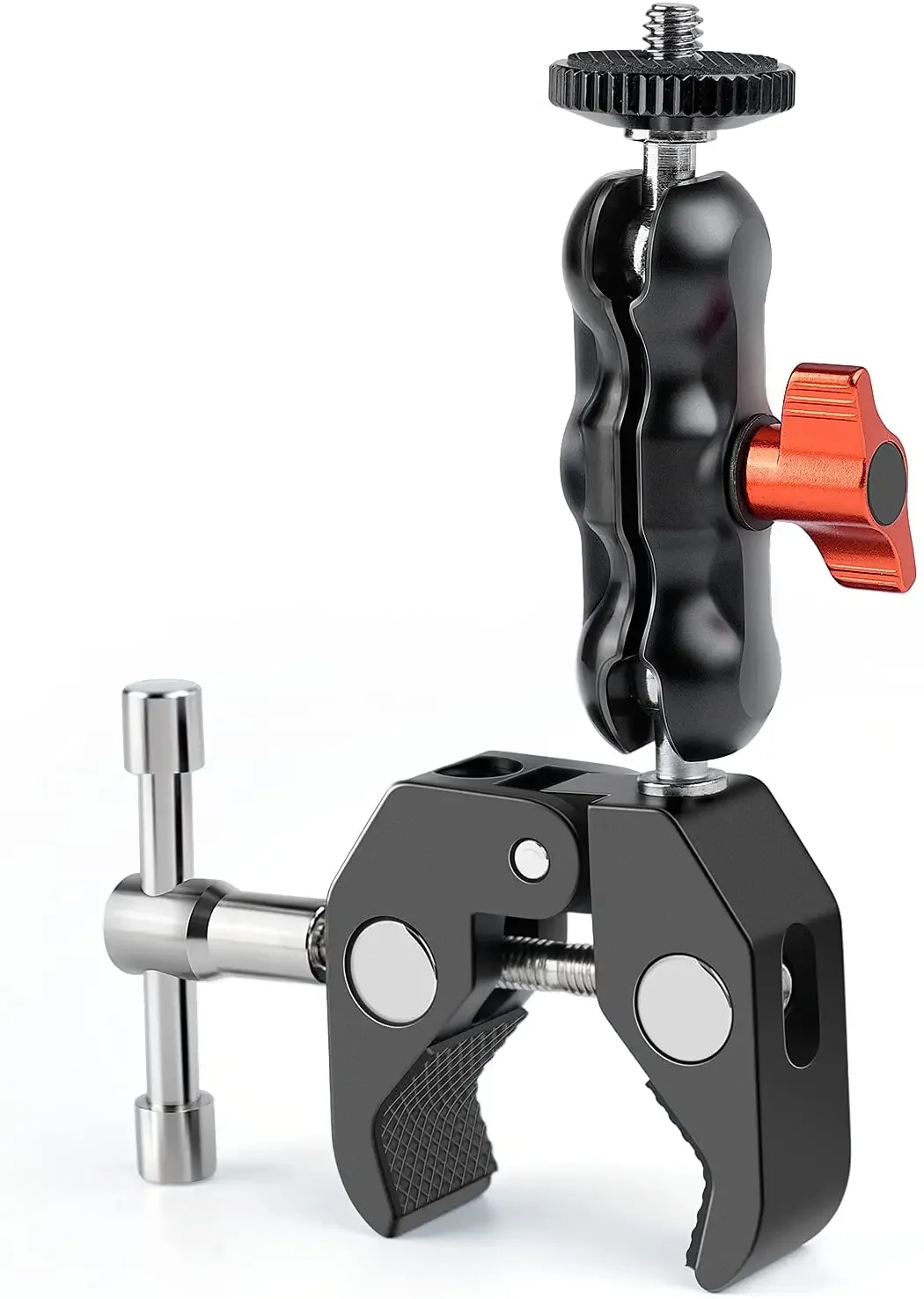Camera Clamp Mount with Cool Double Ballhead Arm Adapter Bottom Clamp ...
