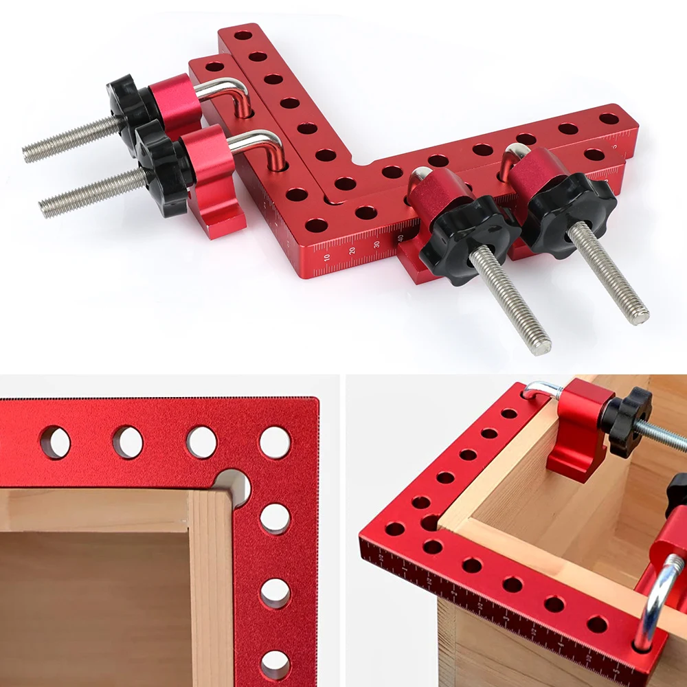 L-Shaped Auxiliary Fixture Woodworking Clamp Tool Splicing Board ...
