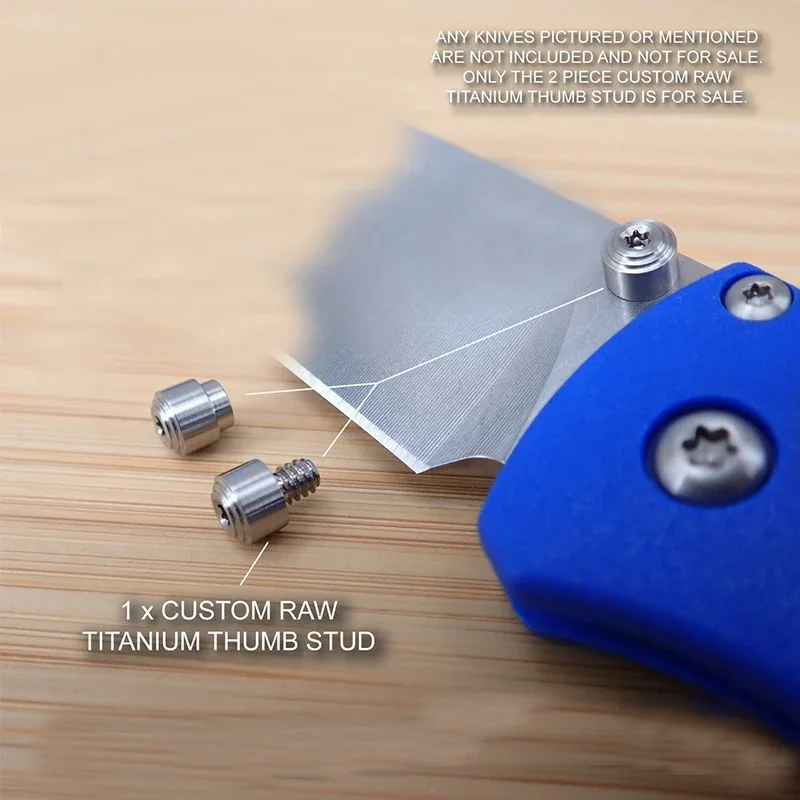 1-Set-Custom-Raw-Titanium-Thumb-Stud-For-Benchmade-Bugout-535-Knife-DIY ...