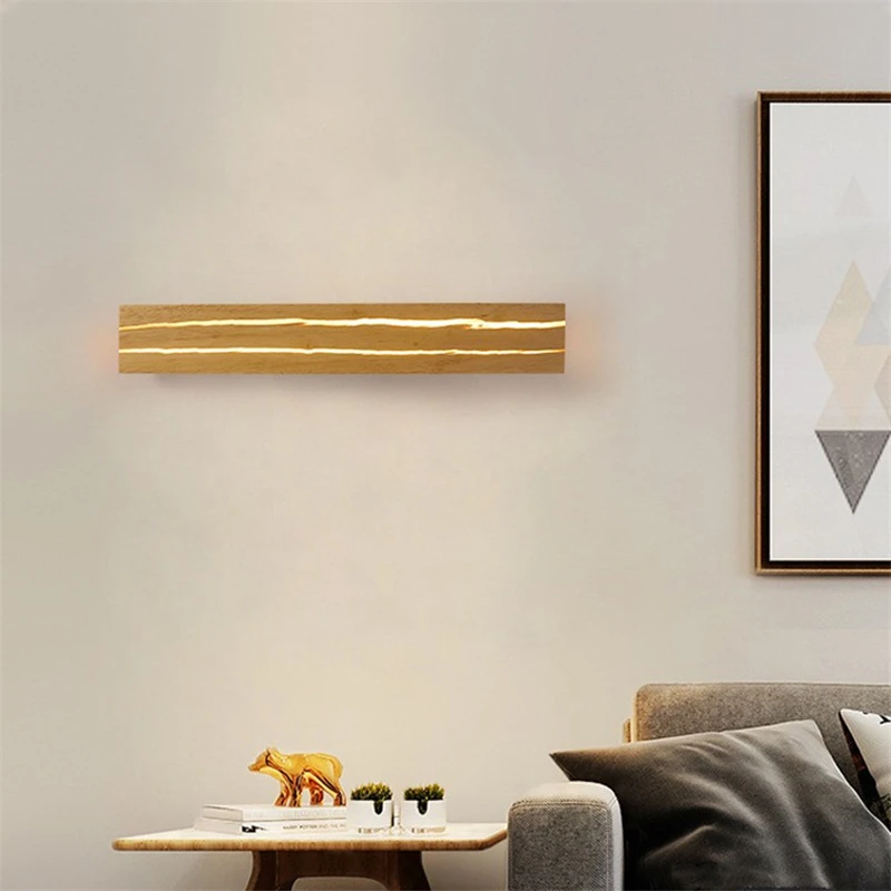 Wall Lamps Wooden Living Room | Wall Lights Home Wooden | Wooden Indoor ...
