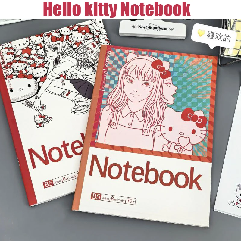 30-Pages-Hello-Kitty-Notebook-Anime-Sanrio-New-Student-Homework ...