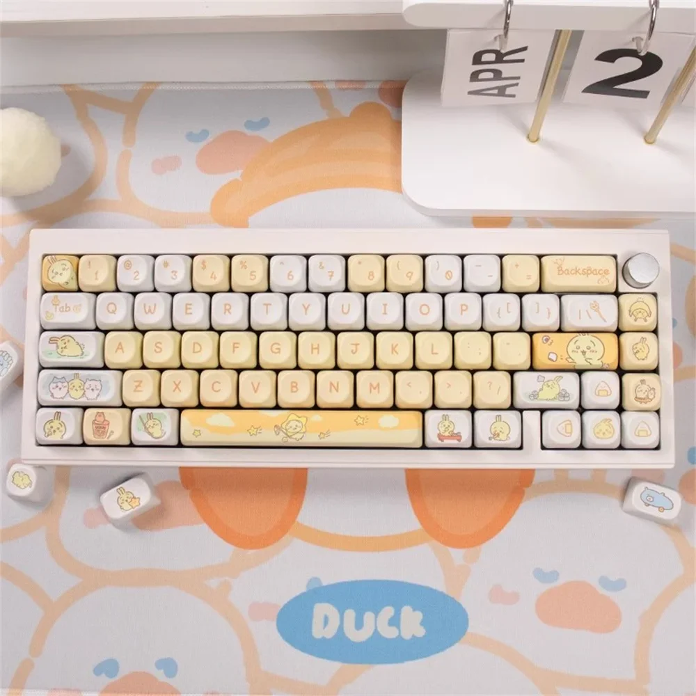 Cute Chiikawa Usagi Keycap Keyboard Decoration - Chiikawa Plush