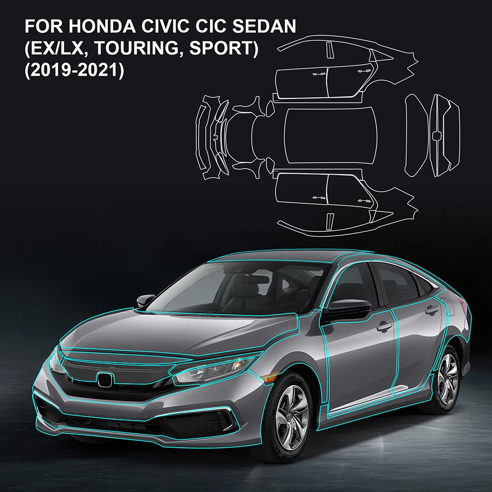 for-HONDA-CIVIC-CIC-SEDAN-2019-2020-2021-Car-Paint-Protection-Film-Car ...