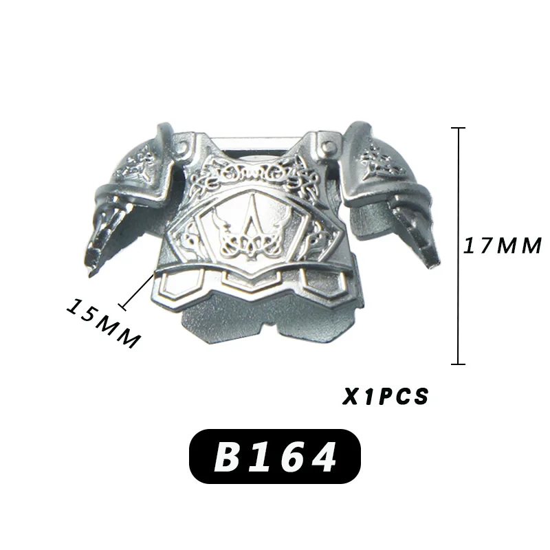 Accesorios para armas de la época medieval, casco, armadura, escudo ...