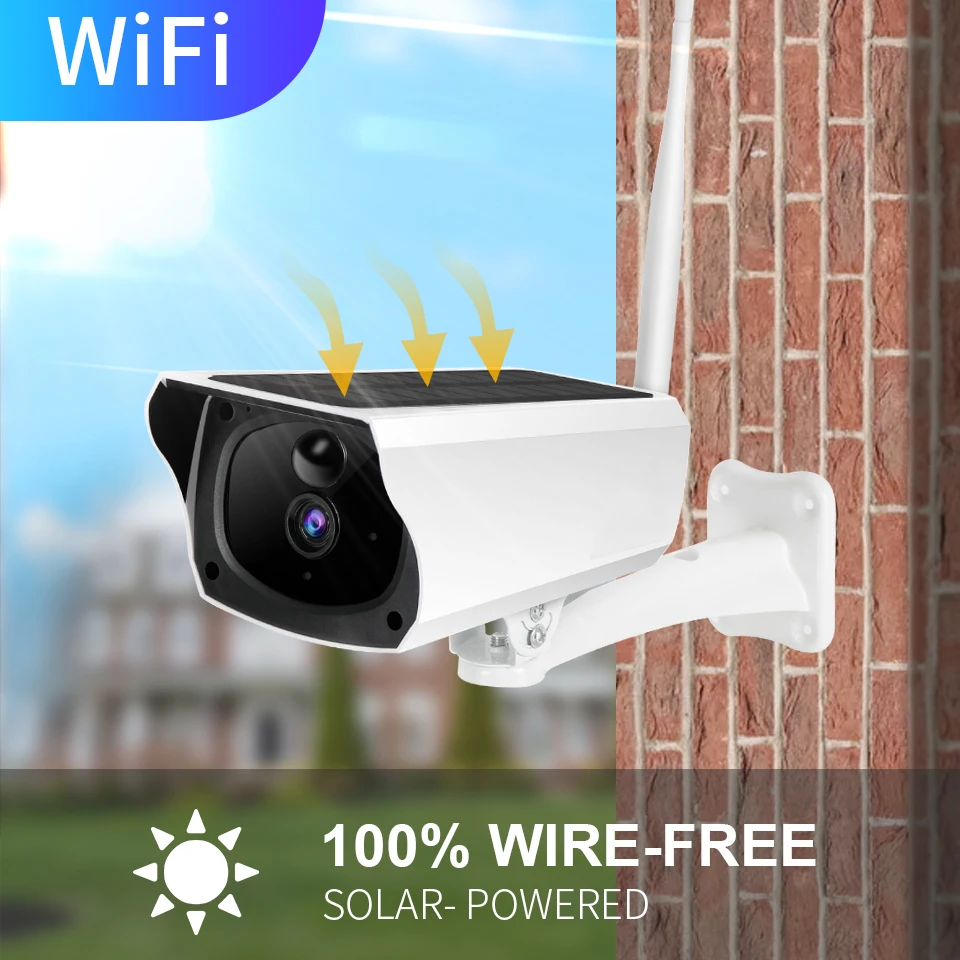 Solar-Camera-1080P-HD-WiFi-IP-Camera-Outdoor-Waterproof-IP67-Wireless ...