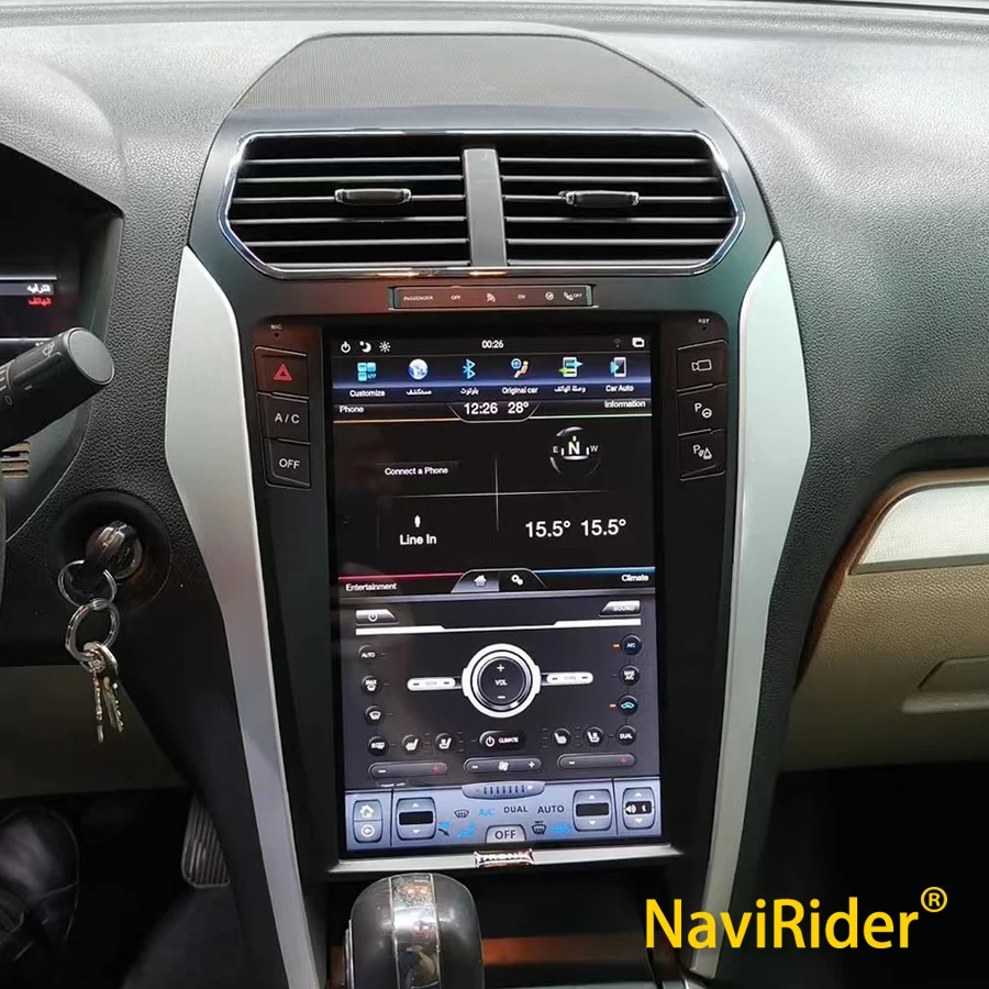 Tesla-Style-Android-Headunit-12-1inch-HD-IPS-Screen-For-Ford-Explorer ...