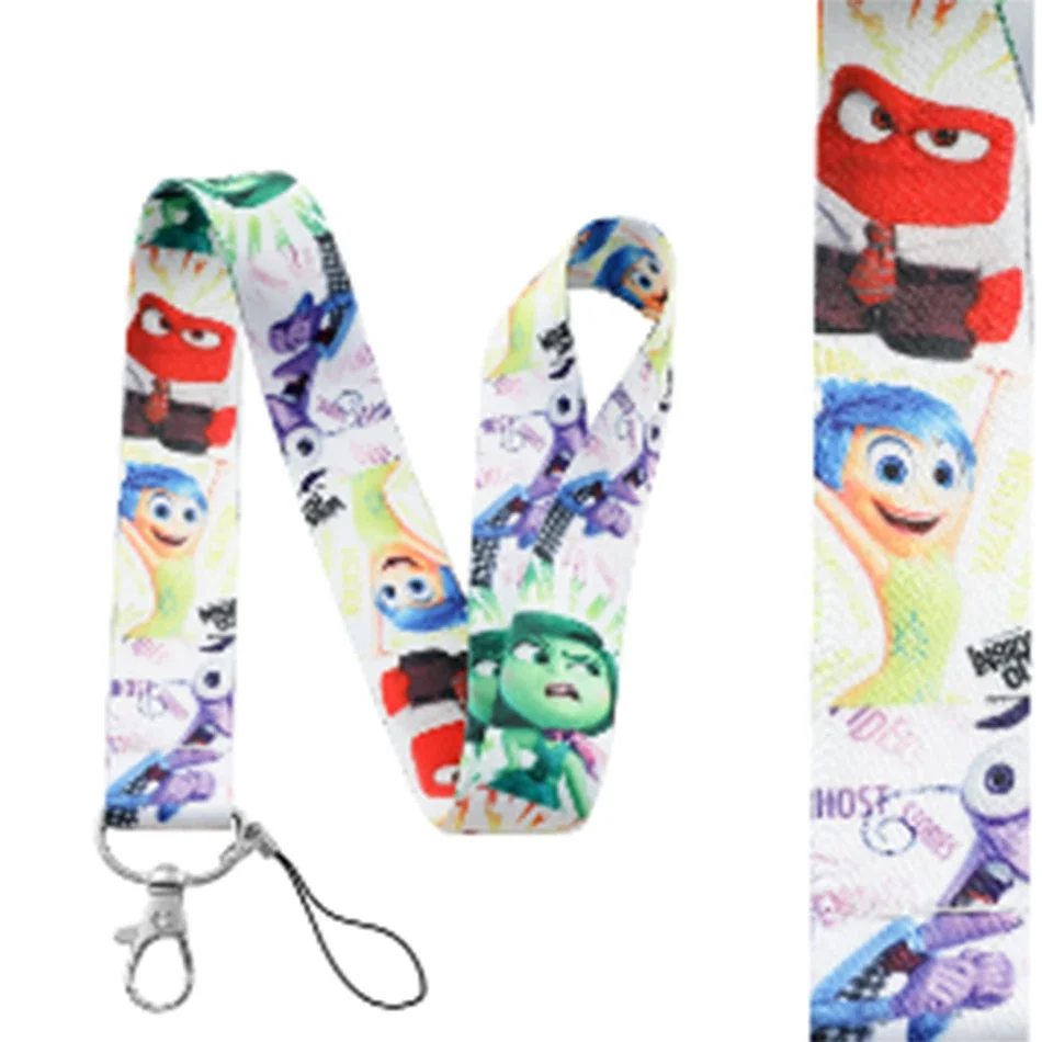 Inside Out 2 Lanyards Keychain Cartoon Movie Lanyards for Key Neck ...