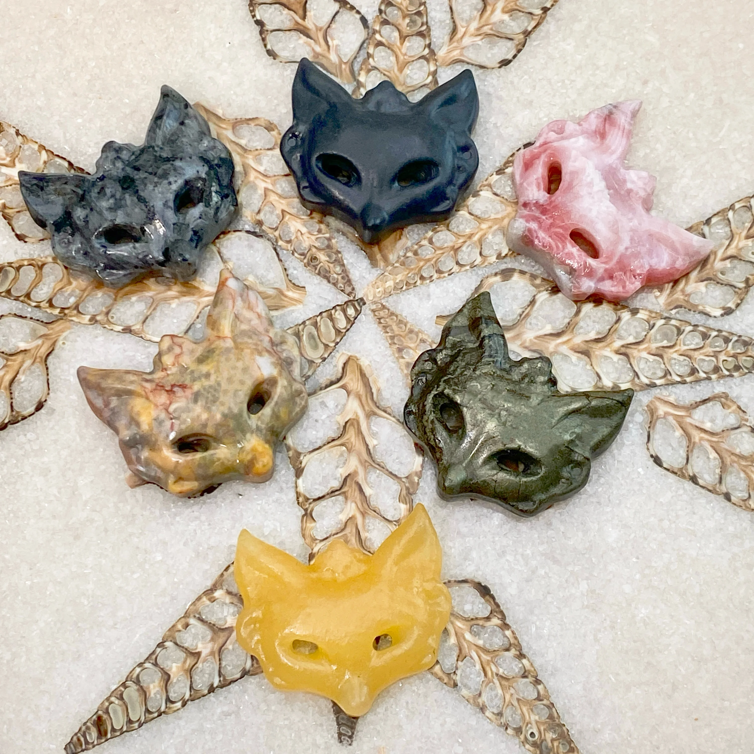 1PC Hand-Carved Fox Mask-Cute Animal Demon Design with Gradient,Perfect ...