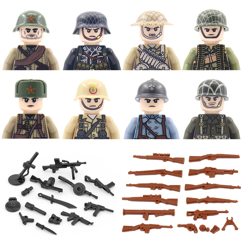 MILITARY MINIFIGURES GERMAN ARMY WW2 WEHRMACHT BLITZKRIEG, 52% OFF
