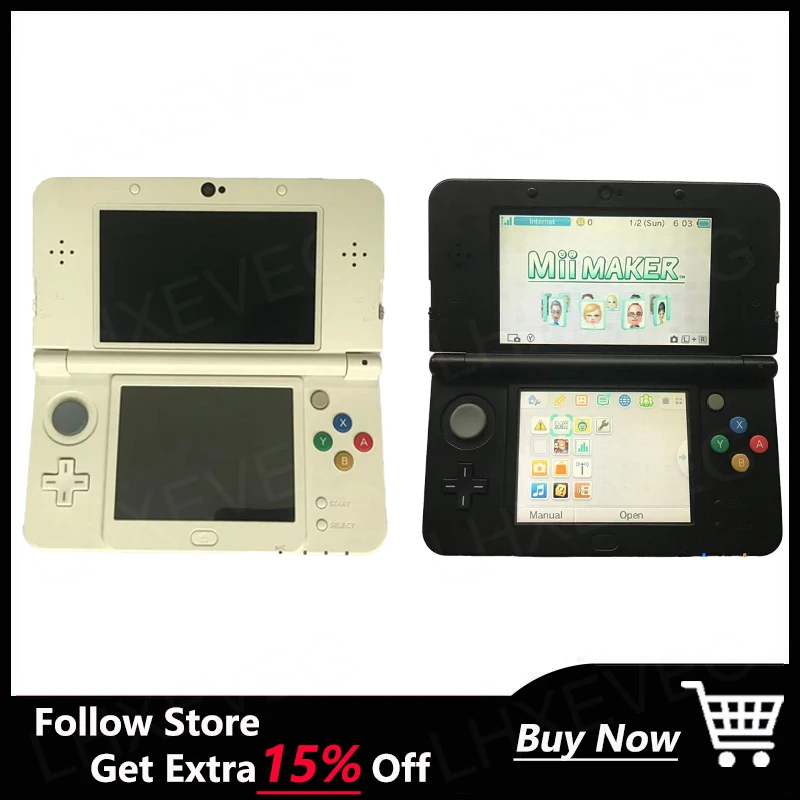 NEW3DS Handheld Game Console Original Second-Hand Handheld Retro Game ...