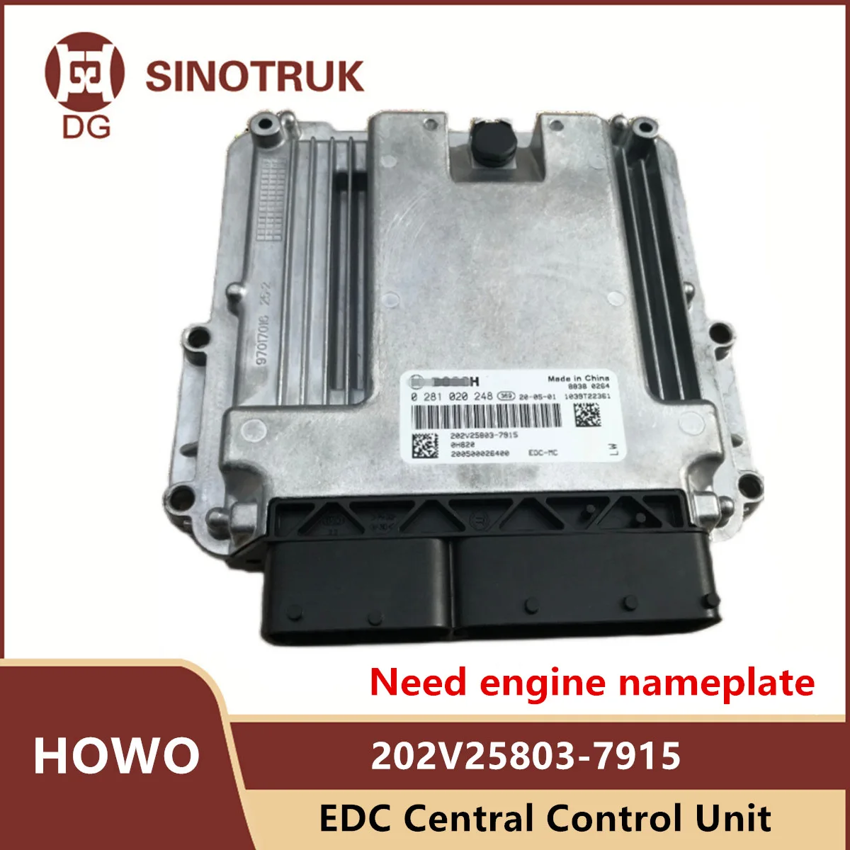 EDC Central Control Unit 202V25803-7915 For SIONTRUK HOWO T7H T5G MAN ...