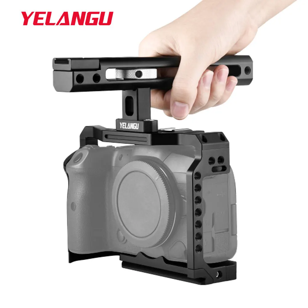 YELANGU-Full-DSLR-for-Canon-EOS-R5-R6-Camera-Cage-Rig-for-Canon-R6-Mark ...