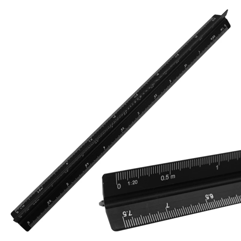1-30-Architectural-Aluminum-Scale-Ruler-Triangular-for-Drafting-Color ...