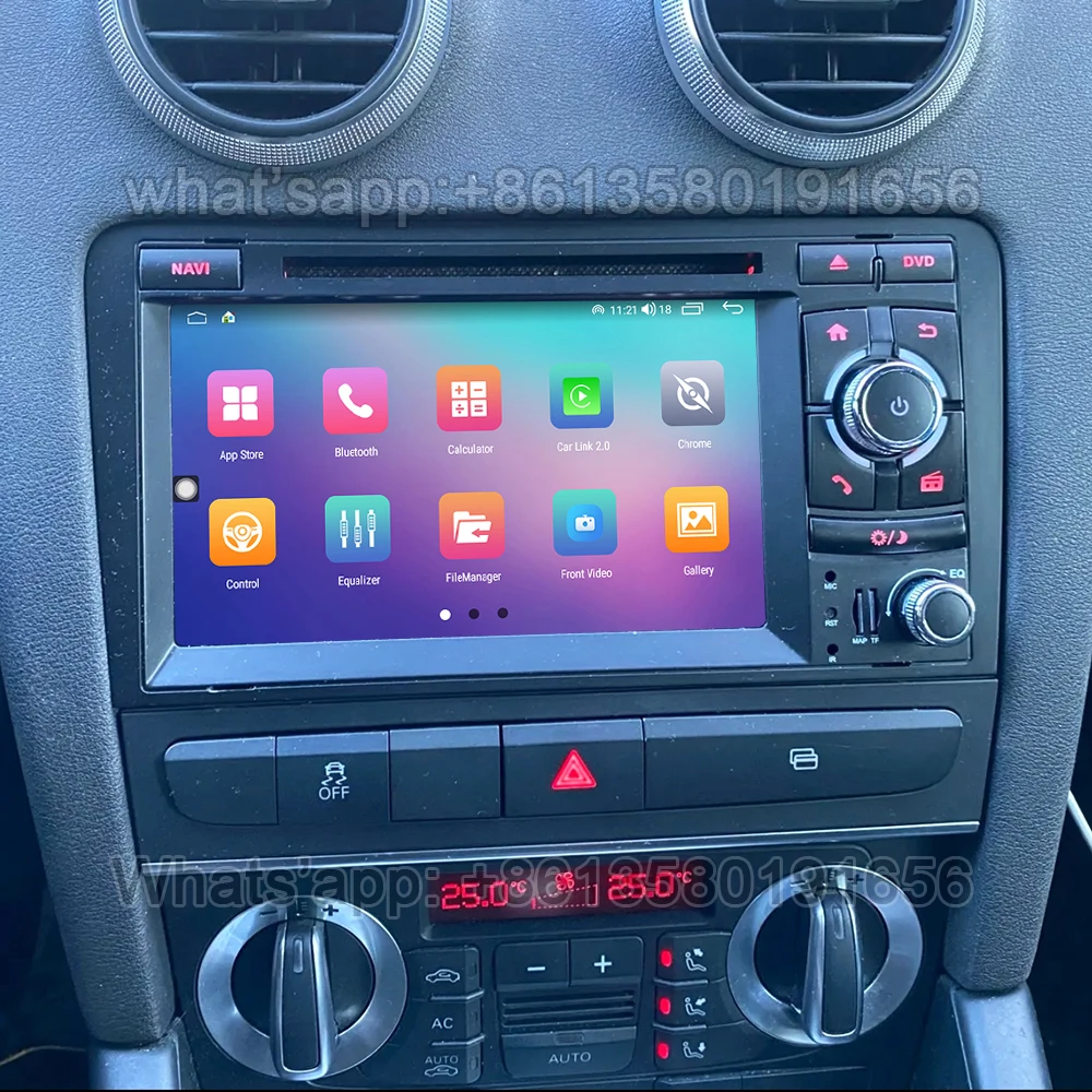 For-Audi-A3-8P-2003-2004-2005-2006-2007-2008-2009-2011-2012-Carplay ...