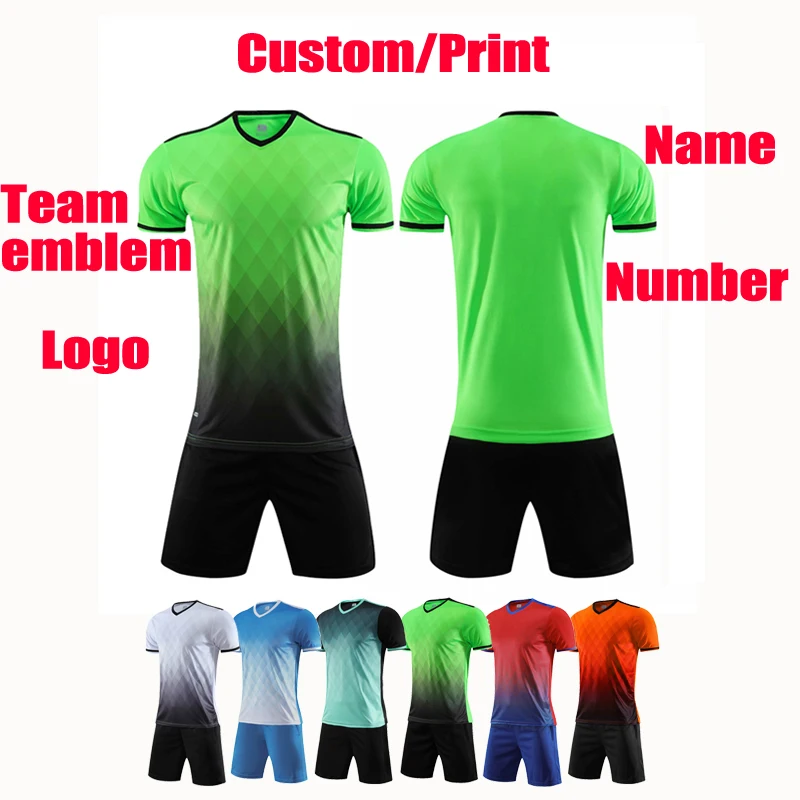 Football-uniform-custom-Sportswear-custom-DIY-Logo-Name-printing ...