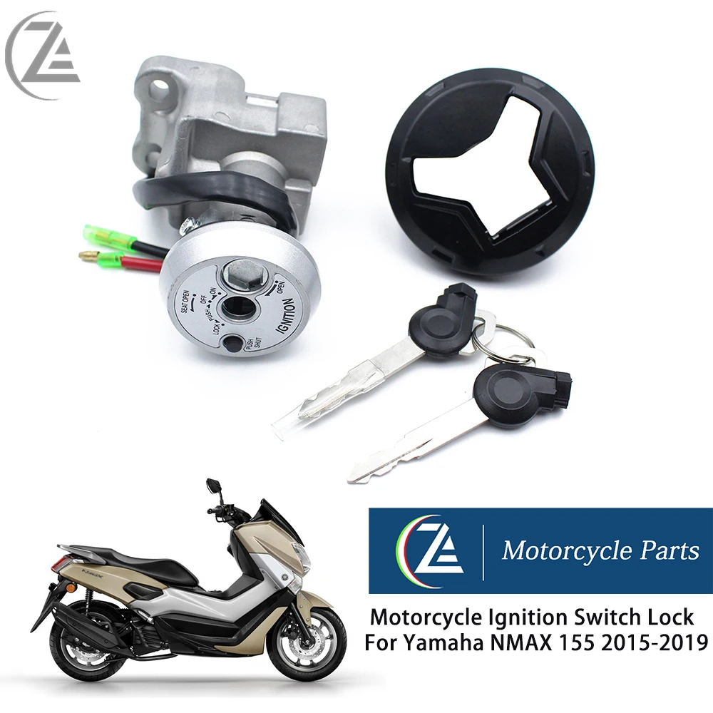 ACZ-Motorcycle-Lock-Key-Tank-Cover-Seat-Set-Ignition-Gas-Cap-Fuel-For ...