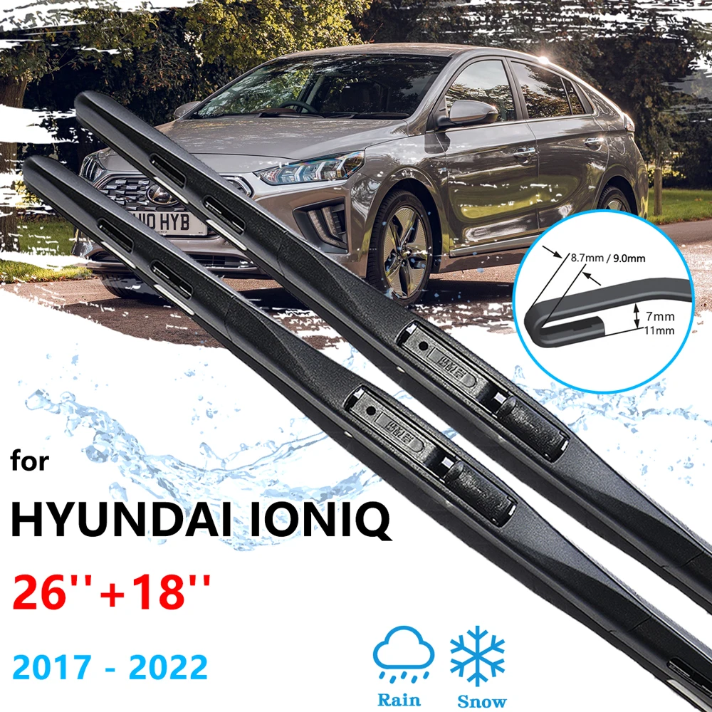 For Hyundai Ioniq 2017 2018 2019 2020 2021 2022 Auto Front Wiper Blades ...