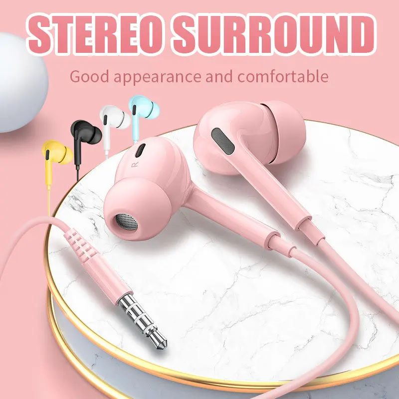 Macaron-fone-de-ouvido-com-microfone-ouvido-jogo-telefone-celular ...