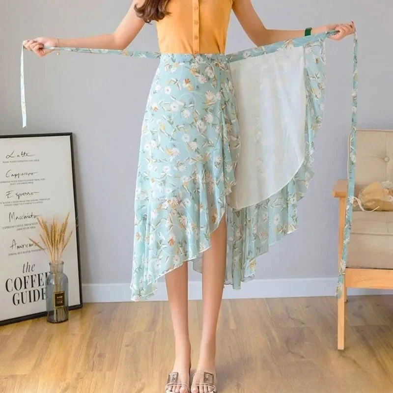 Summer-Floral-Skirt-One-Piece-Wrap-Skirt-Beach-Women-s-Skirts-Clothing ...