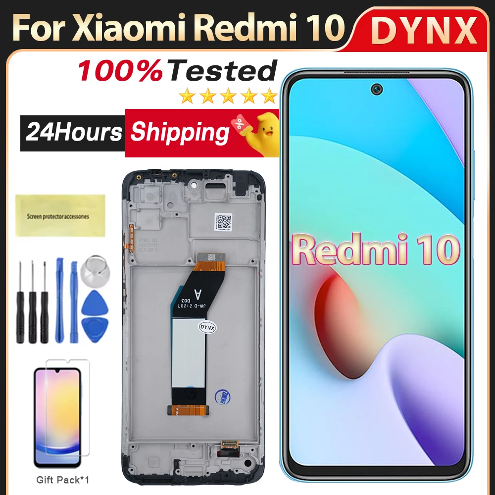 High Quality 6.5'' OLED LCD For Xiaomi Redmi 10 LCD Display Touch ...
