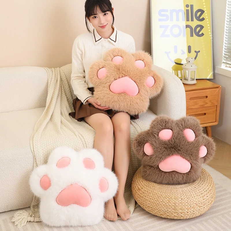 45CM-New-Bear-Paw-Plush-Pillow-Simulation-Lovely-Furry-Claw-Dolls ...