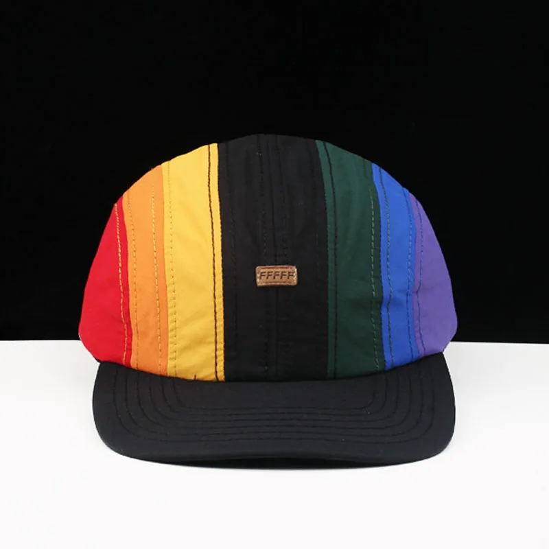 PANGKB-Brand-Rainbow-Cap-high-quality-gradient-ramp-colour-for-men ...