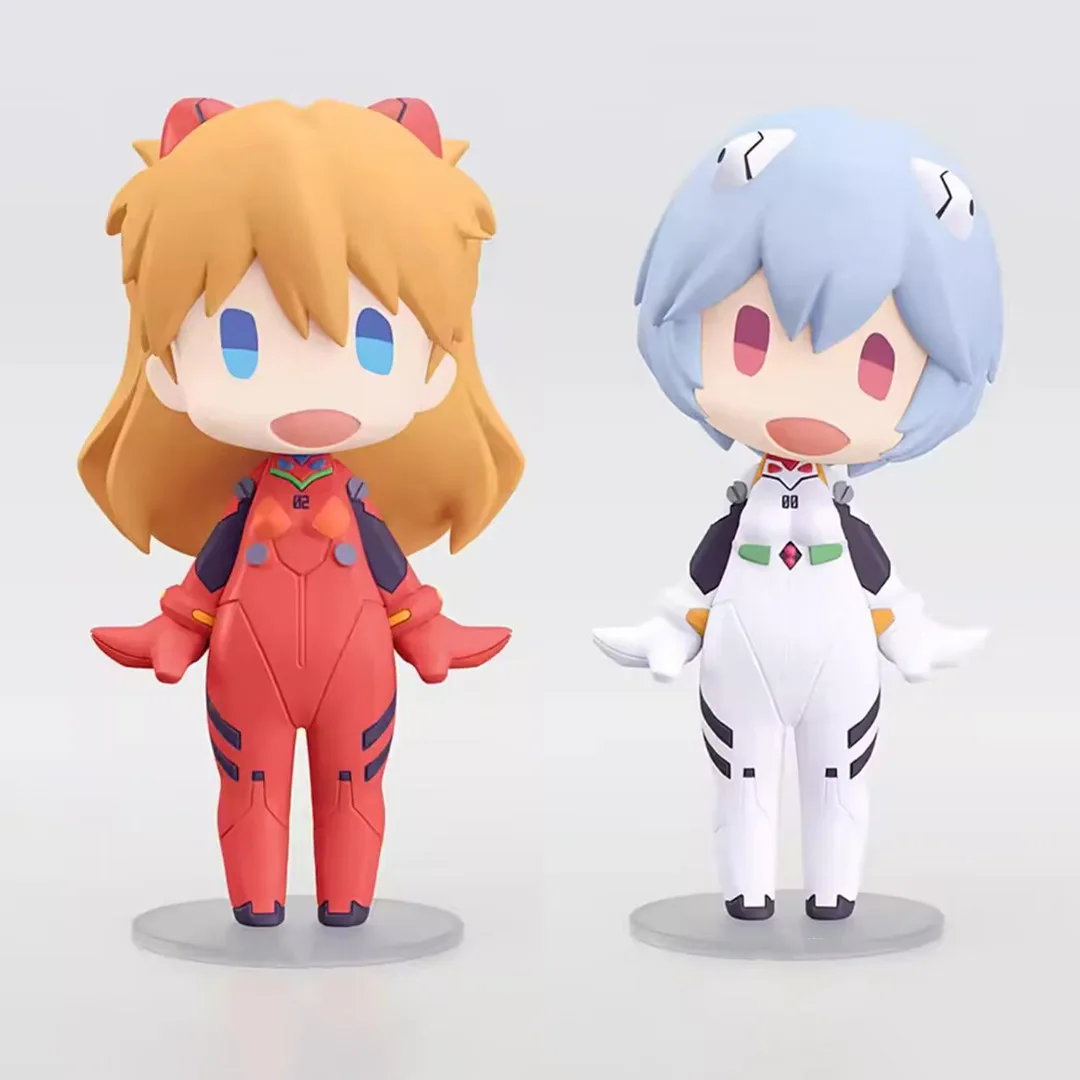 EVA Asuka Shikinami Rei Ayanami Rei Funny Cute Anime Action Figure Toys ...