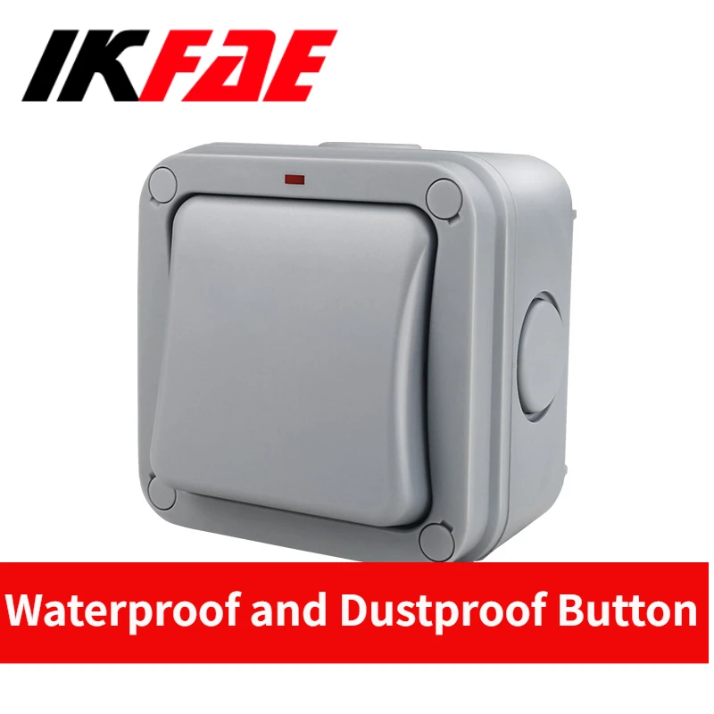 Waterproof-and-Dustproof-Button-Doorbell-Outdoor-Wall-Switch-86-Type ...