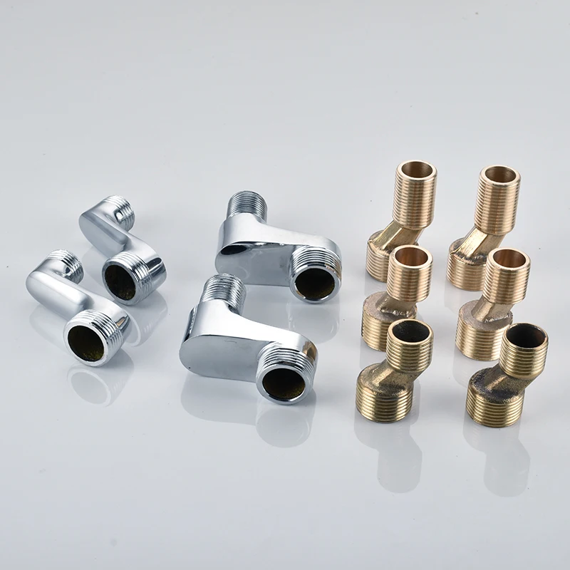 1Pcs Shower Room Pipe Bend Connector Shower Faucet Curved Foot Fittings ...