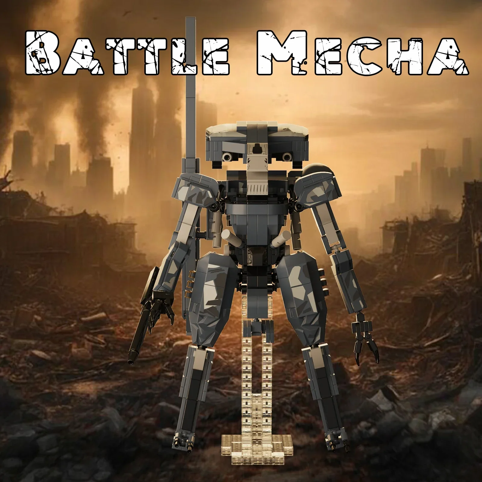 MOC-Metal-Gear-Mech-Robot-Model-MGS-Metals-Solids-Mecha-Building-Block ...