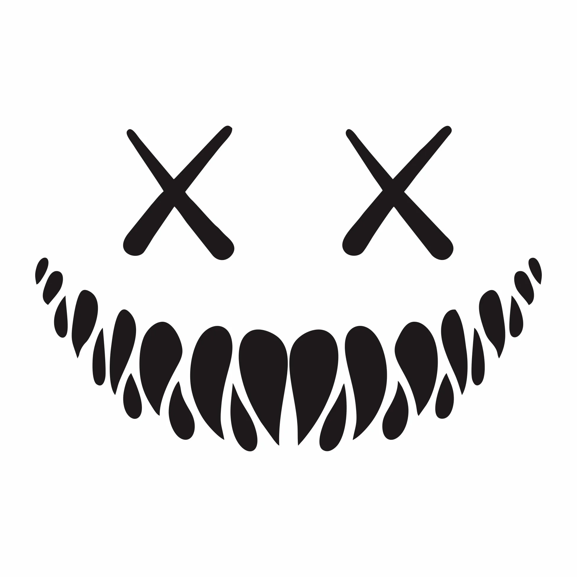 Personality-Devil-Smile-Paper-Funny-Car-Rear-Windshield-Car-Sticker ...