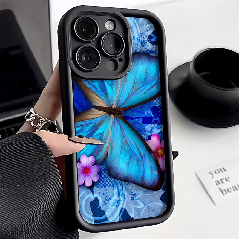 Elegant Artistic Floral Painted Soft Phone Case for 11 Lite 5G ne (01-C036)