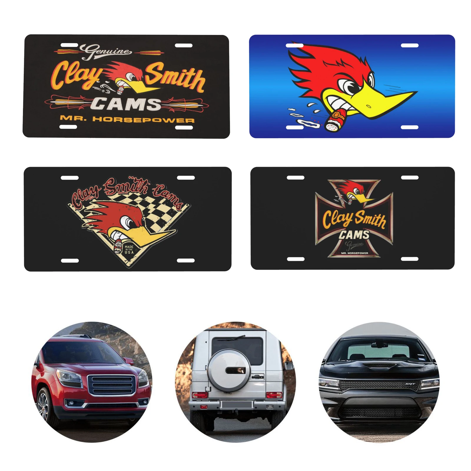 Mr. Horsepower Clay Smith Cams Car License Plate Signs for Garage Bar ...