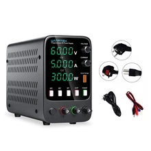 Wanptek Adjustable DC power supply 30V 10A 60V 5A Lab Bench Power Source Stabilized Power Supply ...