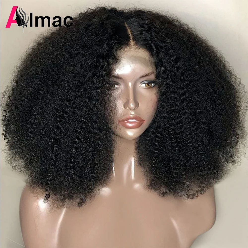 Perucas-de-Cabelo-Afro-Kinky-Curly-para-Mulheres-Densidade-250-Peruca ...