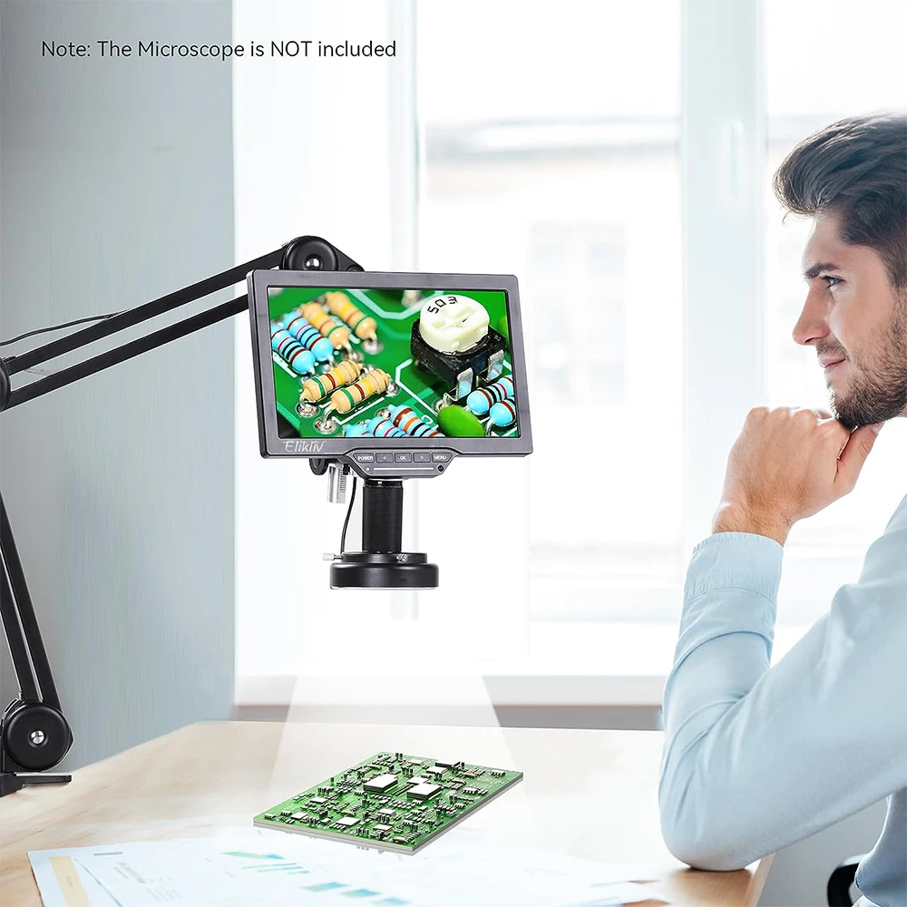 Elikliv-AM01-Flexible-Arm-for-Digital-Microscope-with-Ring-Light ...