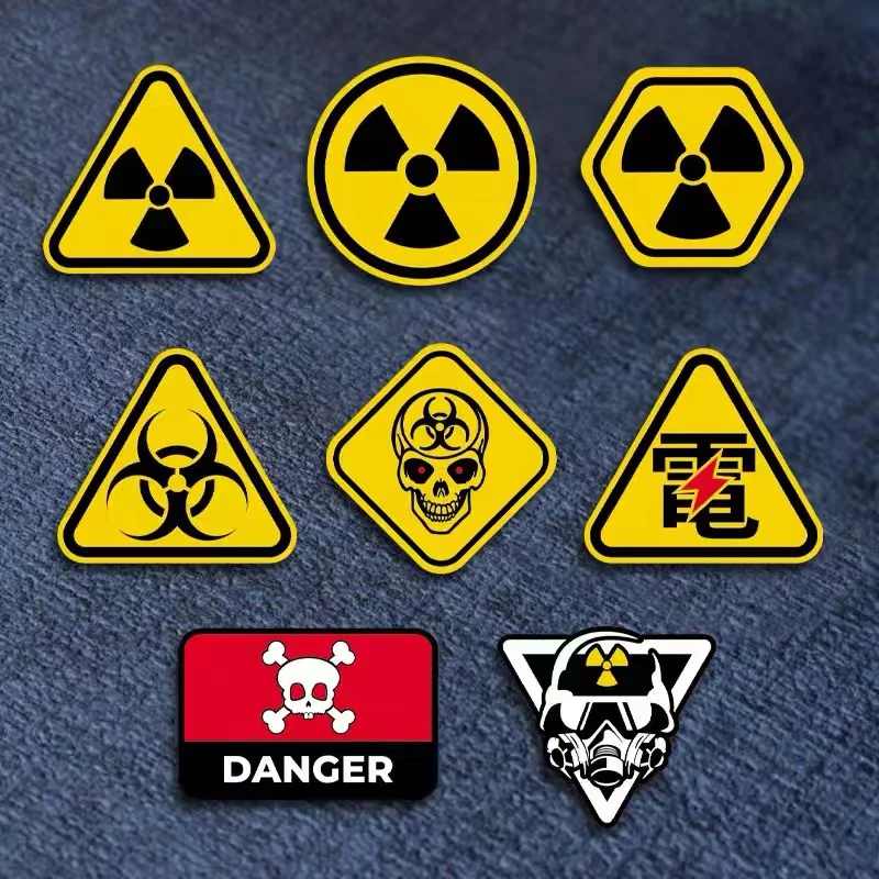 Nuclear-Radiation-Danger-Warning-Biochemical-Radiation-Metal-Stick ...
