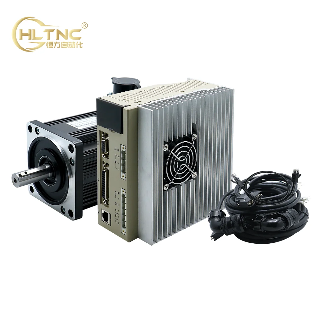 HLTNC-1-8KW-220V-AC-3000Rpm-6Nm-Nema42-Servo-Motor-Kit-110ST-M06030 ...