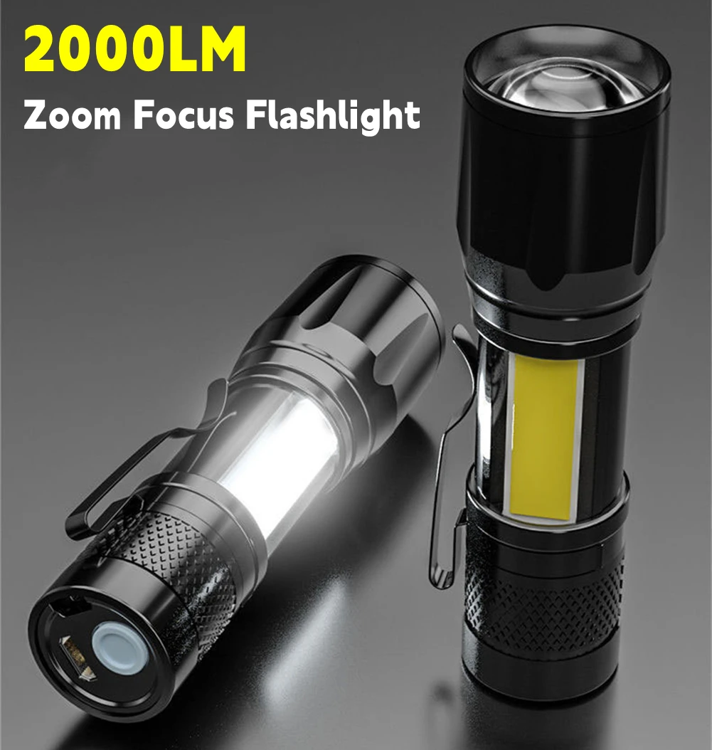 Zoom-Focus-Flashlight-Rechargeable-LED-Flashlight-Zoom-Torch-Outdoor ...