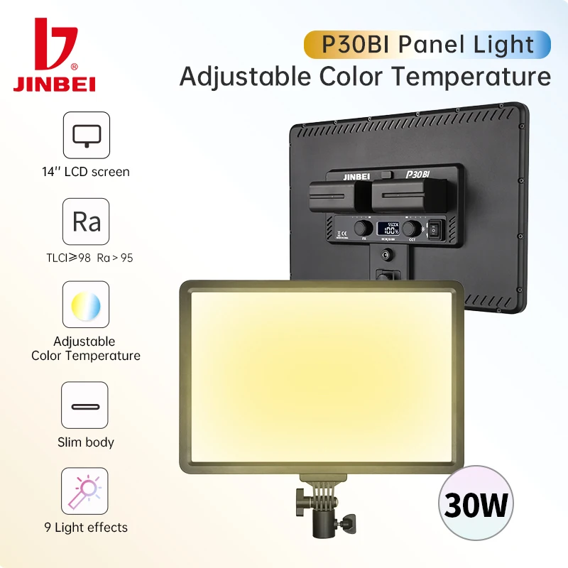 JINBEI-P30BI-30W-Panel-Light-2700-7500K-LED-Video-Light-Ultra-thin-Photography-Fill-Lamp-AC.jpg