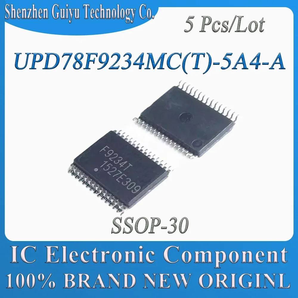 5Pcs/Lot UPD78F9234MC(T)-5A4-A UPD78F9234MC UPD78F9234 F9234T F9234B ...