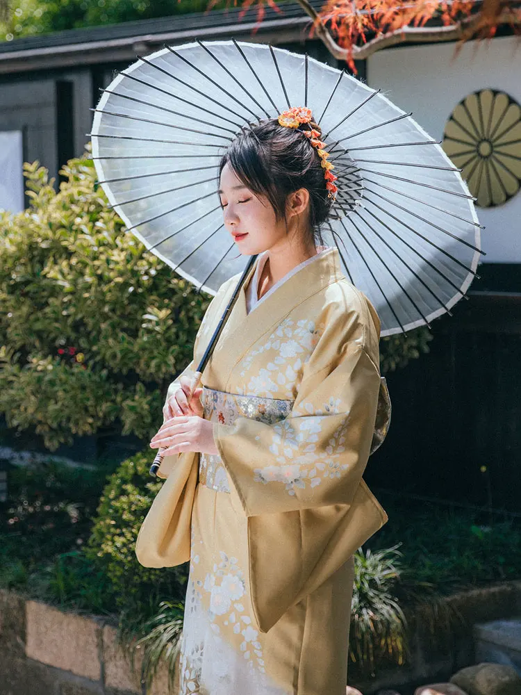 Women-s-Japanese-Traditional-Kimono-Sakura-Prints-Japan-Style-Summer ...