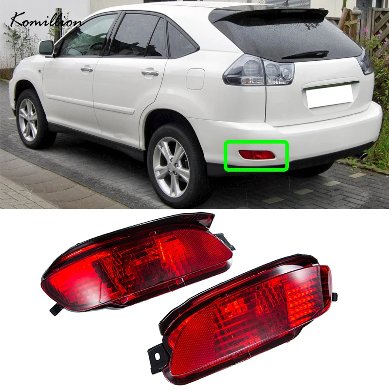 Car Side Rear Marker Light Reflector Red Lens Lamp Cover for Lexus ...