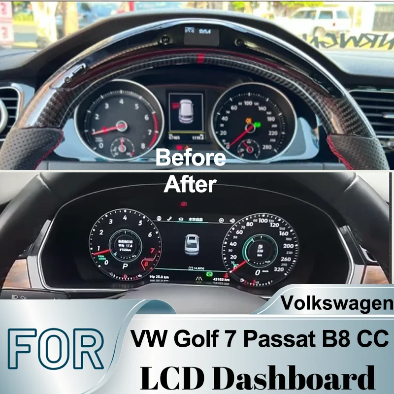 For-VW-Golf-7-GTI-Variant-AID-Car-LCD-Instrument-Panel-Replacement ...