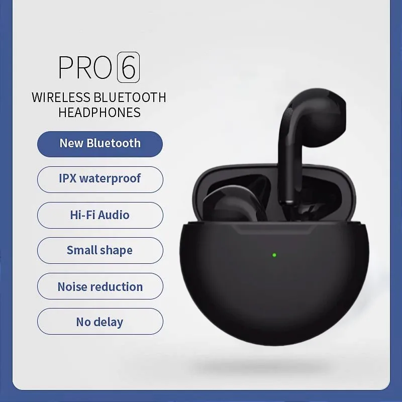 Air-Pro6-Bluetooth-Headphones-Tws-Earphone-Bluetooth-Wireless-Bluetooth ...