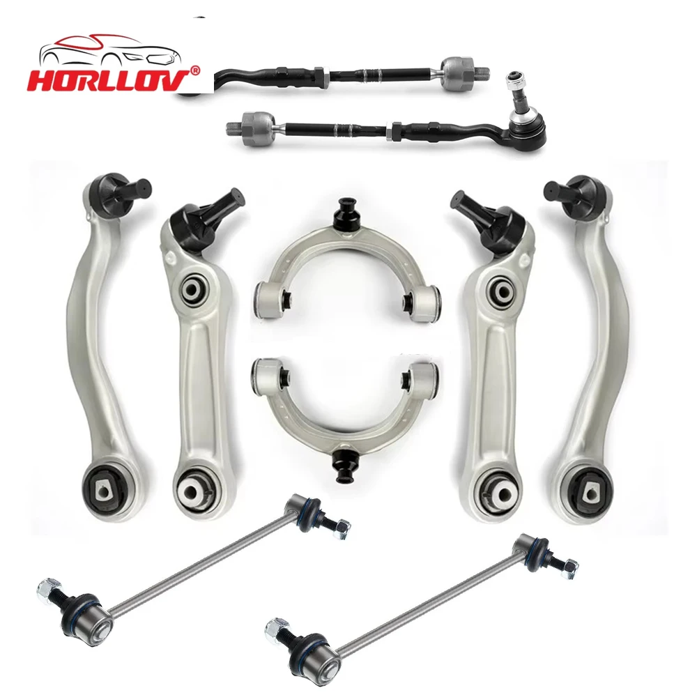 10PCS Suspension Parts Front Lower Control Arm Kit for BMW 5 F10 F11 ...